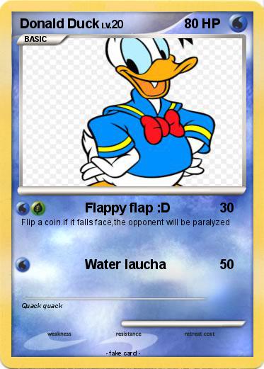 Pokémon Donald Duck 140 140 - Flappy flap :D - My Pokemon Card