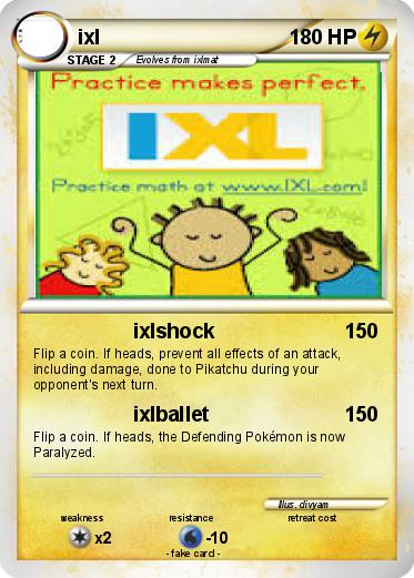 Pokémon ixl - ixlshock - My Pokemon Card