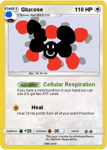 Pokémon Glucose 2 2 - Cellular Respiration - My Pokemon Card