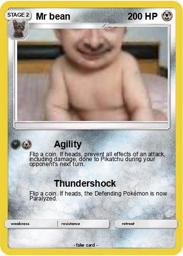 Pokémon Mr bean 728 728 - Agility - My Pokemon Card