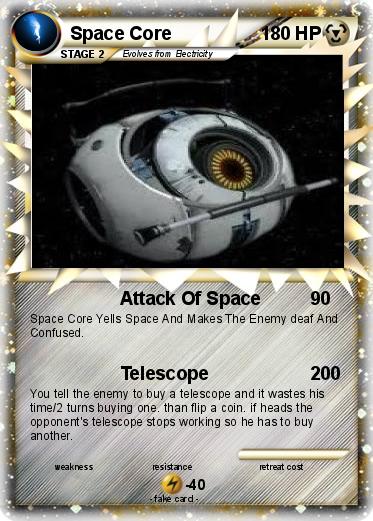 Pokémon Space Core 29 29 - Attack Of Space - My Pokemon Card