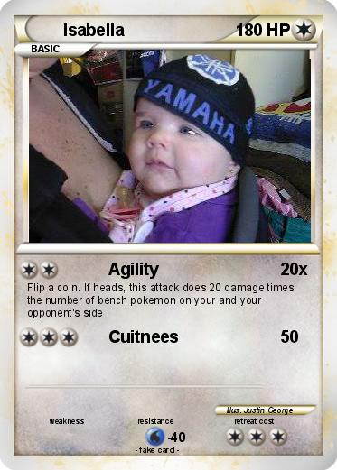 Pokémon Isabella 91 91 - Agility - My Pokemon Card