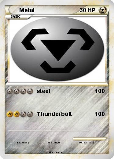 Pokémon Metal 3782 3782 - steel - My Pokemon Card