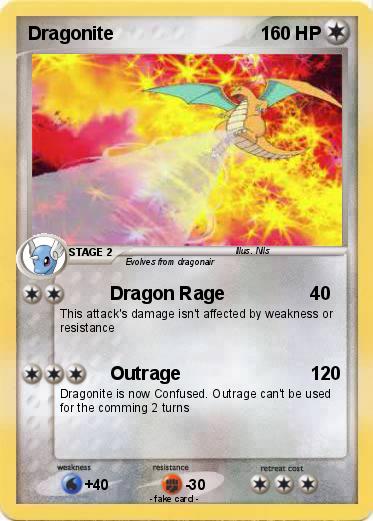Pokémon Dragonite 534 534 - Dragon Rage - My Pokemon Card