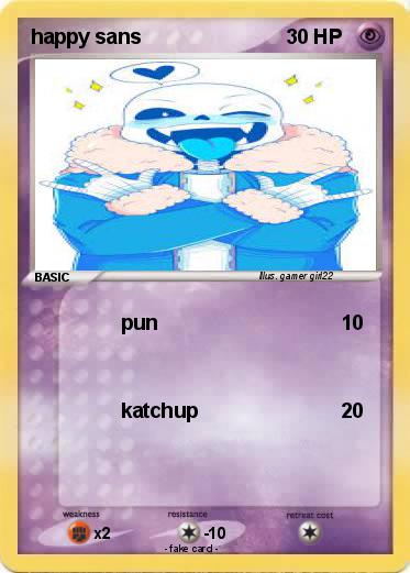Pokémon happy sans - pun - My Pokemon Card