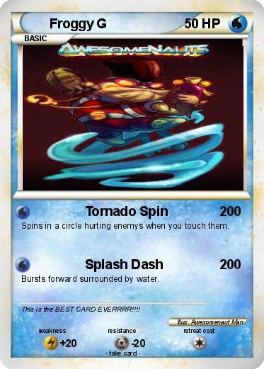 Pokémon Froggy G 3 3 - Tornado Spin - My Pokemon Card