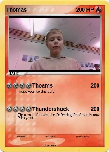 Pokémon Thomas 2599 2599 - Thoams - My Pokemon Card