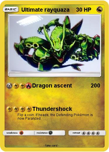 Pokémon Ultimate rayquaza 34 34 - Dragon ascent - My Pokemon Card