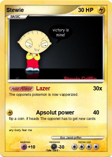 Pokémon Stewie 980 980 - Lazer - My Pokemon Card
