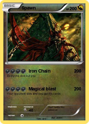 Pokémon Spawn 72 72 - Iron Chain - My Pokemon Card