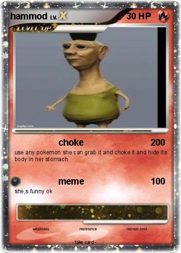 Pokémon hammod 2 2 - choke - My Pokemon Card