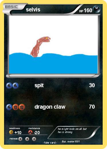 Pokémon selvis - spit - My Pokemon Card