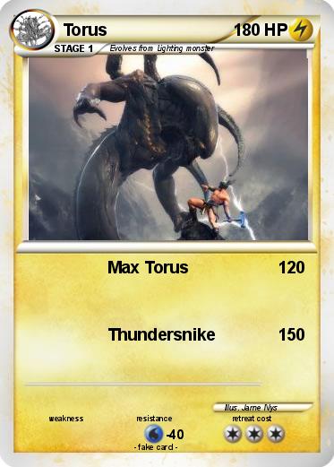 Pokémon Torus 5 5 - Max Torus - My Pokemon Card