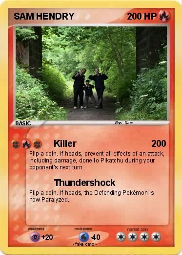 Pokémon SAM HENDRY - Killer - My Pokemon Card
