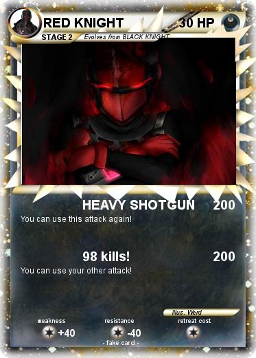 Pokémon RED KNIGHT 41 41 - HEAVY SHOTGUN - My Pokemon Card