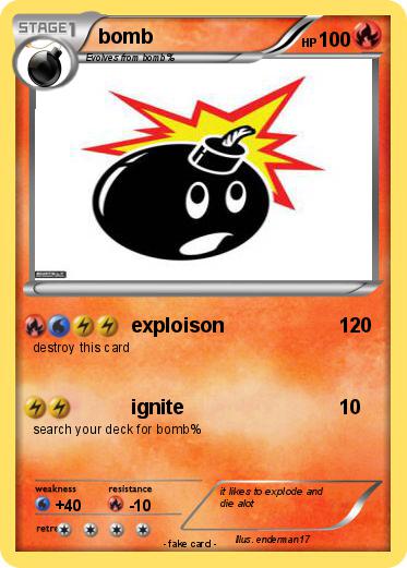 Pokémon bomb 666 666 - exploison - My Pokemon Card