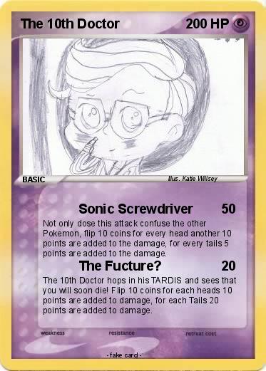 Pokémon The 10th Doctor 31 31 - Sonic Screwdriver - My Pokemon Card