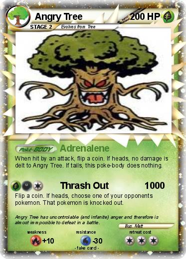 Pokémon Angry Tree 1 1 - Adrenalene - My Pokemon Card