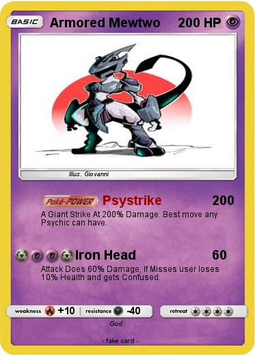 Pokémon Armored Mewtwo 94 94 - Psystrike - My Pokemon Card