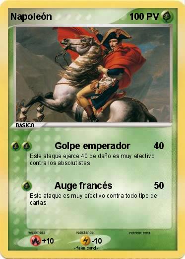 Pokémon Napoleon 261 261 - Golpe emperador - Mi carta pokémon