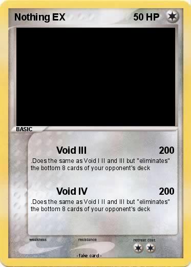 Pokémon Nothing 491 491 - Void III - My Pokemon Card