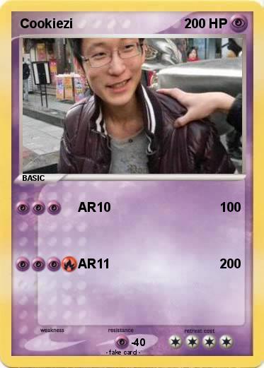 Pokémon Cookiezi - AR10 - My Pokemon Card
