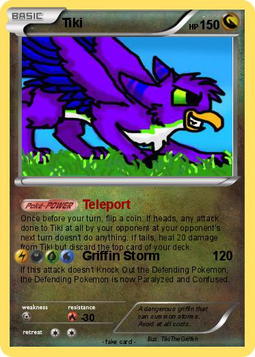 Pokémon Tiki 81 81 - Teleport - My Pokemon Card