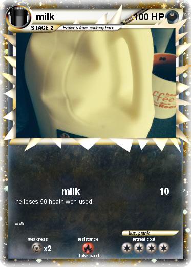 Pokémon milk 90 90 - milk - My Pokemon Card