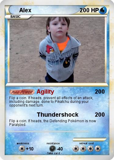 Pokémon Alex 2434 2434 - Agility - My Pokemon Card