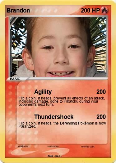 Pokémon Brandon 651 651 - Agility - My Pokemon Card