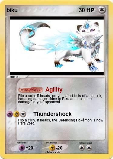Pokémon biku - Agility - My Pokemon Card