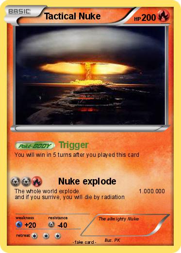 Pokémon Tactical Nuke 38 38 - Trigger - My Pokemon Card