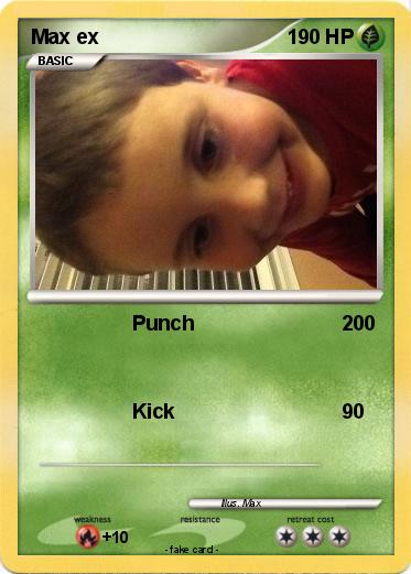 Pokémon Max ex 6 6 - Punch - My Pokemon Card