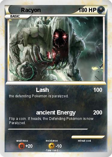 Pokémon Racyon - Lash - My Pokemon Card