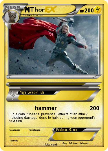 Pokémon Thor 806 806 - hammer - My Pokemon Card