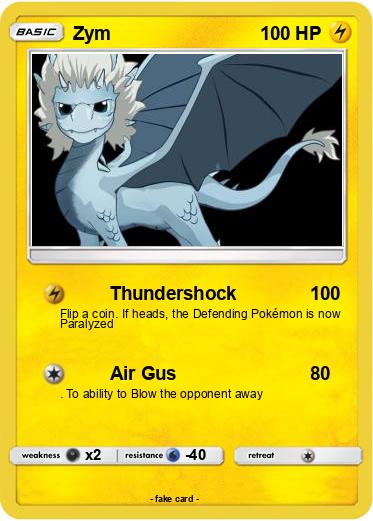 Pokémon Zym - Thundershock - My Pokemon Card