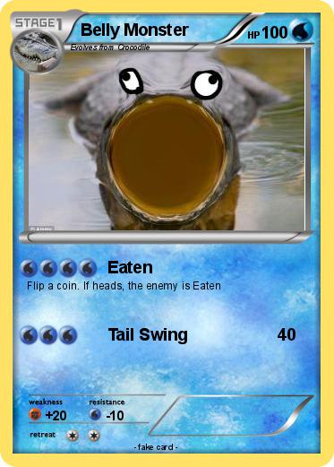 Pokémon Belly Monster - Eaten - My Pokemon Card