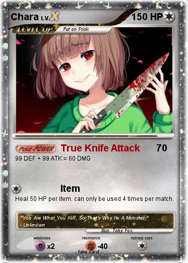 Pokémon Chara 399 399 - True Knife Attack - My Pokemon Card