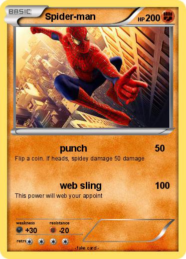 Pokémon Spider man 623 623 - punch - My Pokemon Card