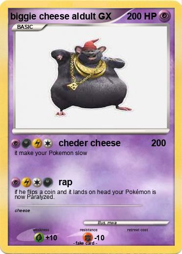 Pokémon biggie cheese aldult GX - cheder cheese - My Pokemon Card