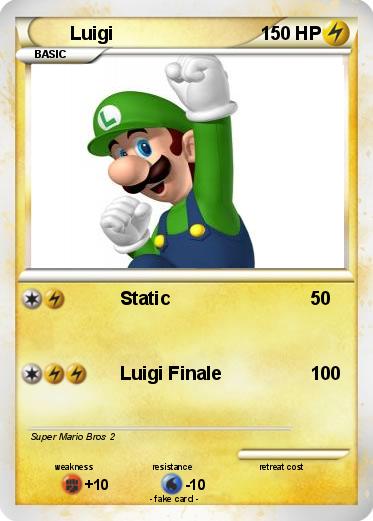 Pokémon Luigi 1918 1918 - Static - My Pokemon Card