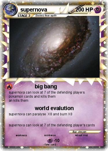 Pokémon supernova 64 64 - big bang - My Pokemon Card
