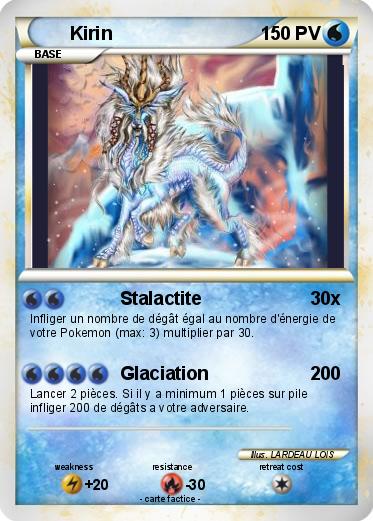 Pokémon Kirin 12 12 - Stalactite - Ma carte Pokémon