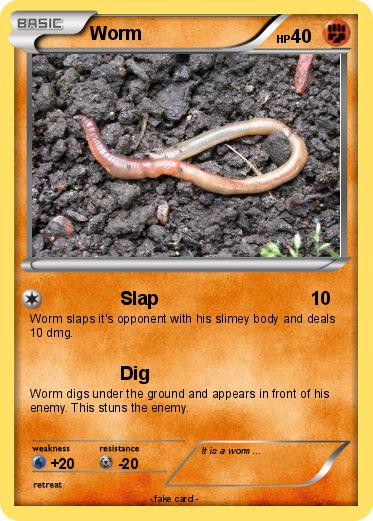 Pokémon Worm 99 99 - Slap - My Pokemon Card