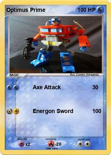 Pokémon Optimus Prime 954 954 - Axe Attack - My Pokemon Card