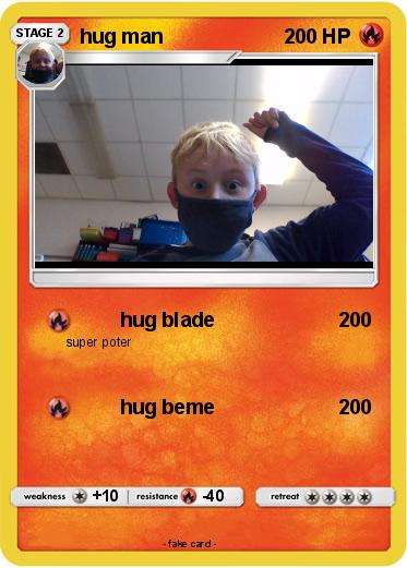Pokémon hug man 1 1 - hug blade - My Pokemon Card