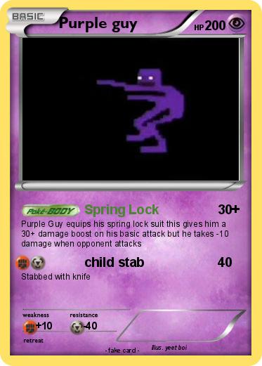 Pokémon Purple guy 282 282 - Spring Lock - My Pokemon Card