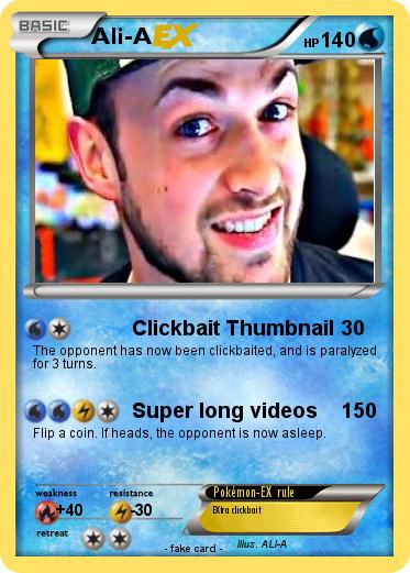 Pokémon Ali A 66 66 - Clickbait Thumbnail - My Pokemon Card