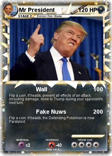 Pokémon Mr President 14 14 - Wall - My Pokemon Card