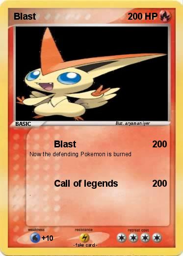 Pokémon Blast 62 62 - Blast - My Pokemon Card
